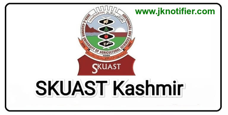SKUAST-Kashmir announces admission to various U.G Degree programmes ...