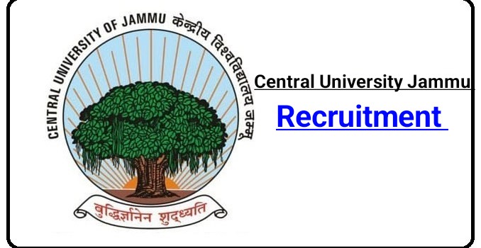 Central University Jammu Recruitment 2024 New Notification, Check Posts ...